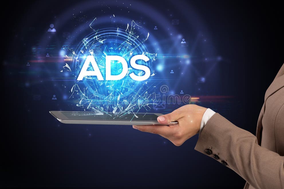 Close-up of a Touchscreen with Abbreviation. Stock Image - Image of ...