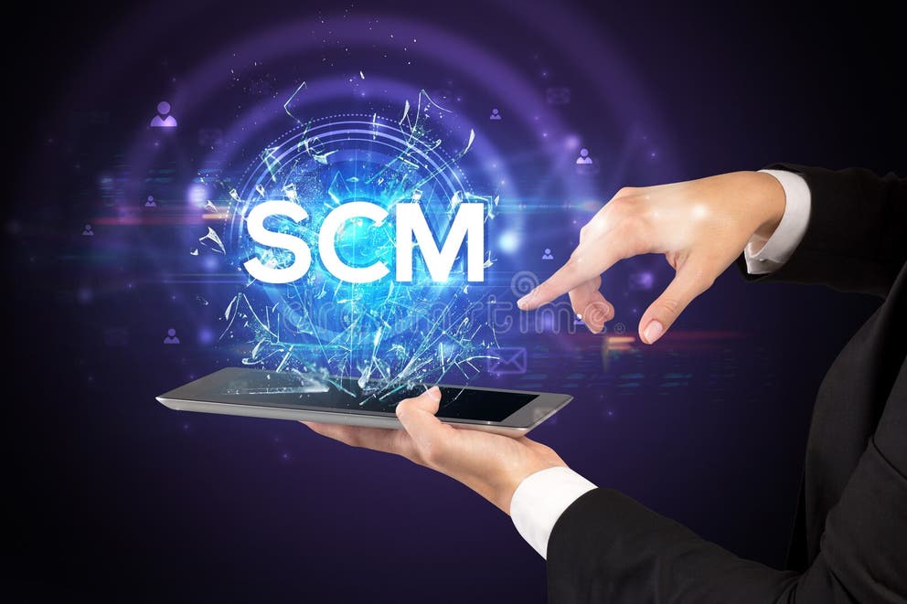 Close-up of a Touchscreen with Abbreviation. Stock Photo - Image of ...