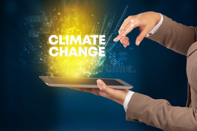 Close-up of a Touchscreen with Inscription Stock Image - Image of ...