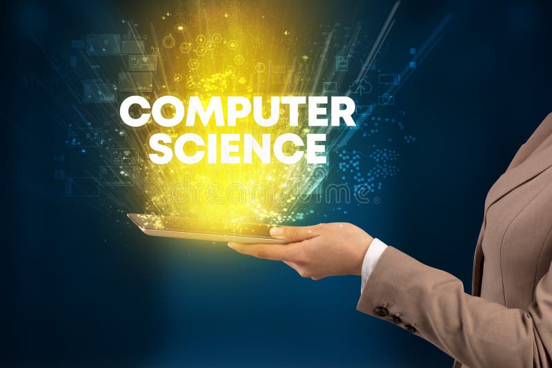 Close-up of a Touchscreen with Inscription Stock Image - Image of ...