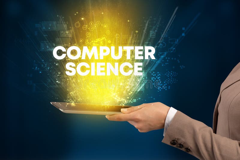 Close-up of a Touchscreen with Inscription Stock Photo - Image of ...