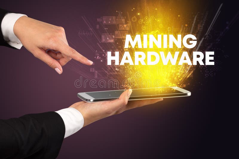 Close-up of a Touchscreen with Inscription Stock Photo - Image of ...