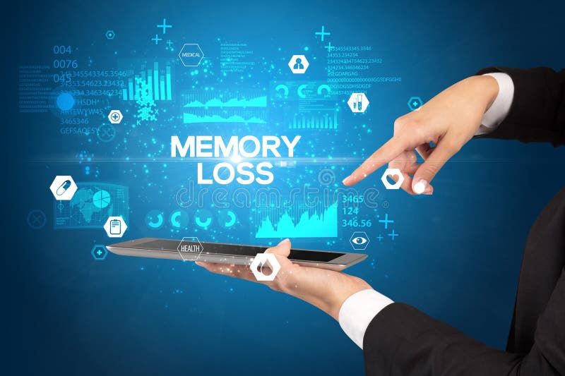 Close-up of a Touchscreen with Medical Inscription Stock Image - Image ...