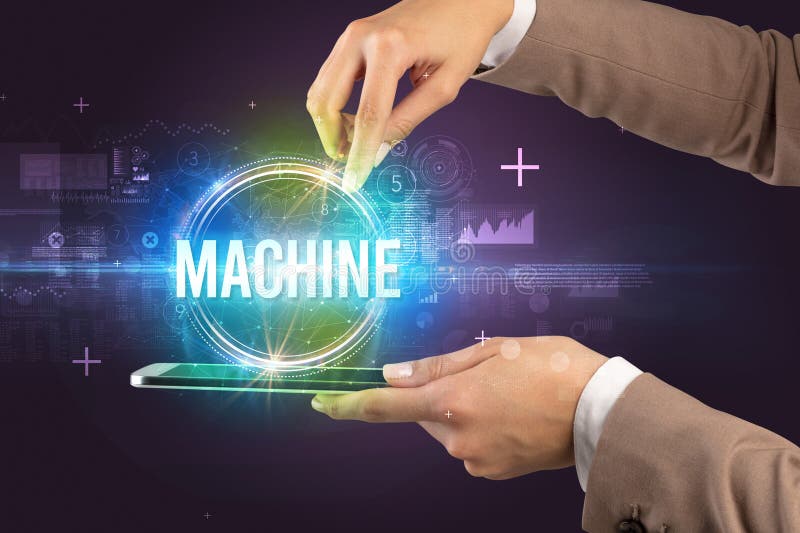 Close-up of a Touchscreen, New Tech Concept Stock Image - Image of ...