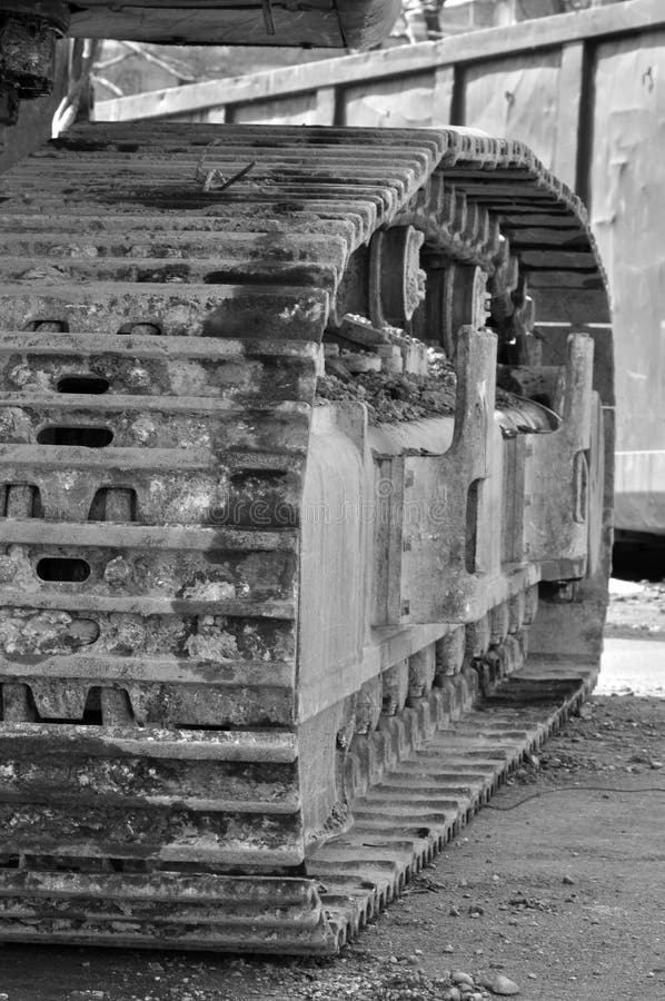Track Chain - Bulldozer Detail Stock Photo - Image of earthmover, power ...
