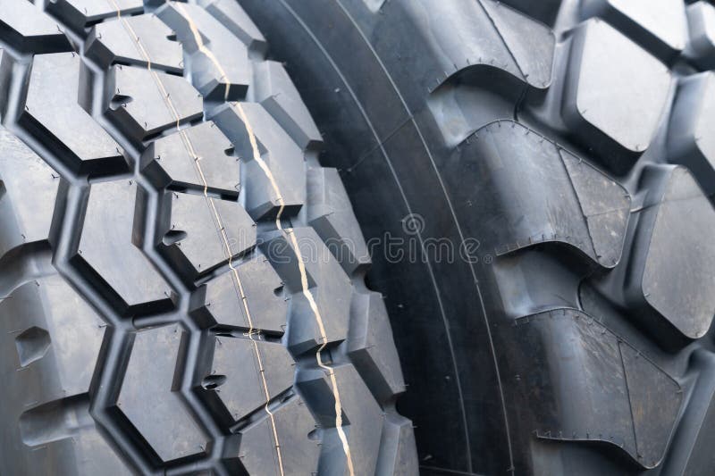 Close Up of a Tractor Tire Tread Stock Photo - Image of grip, tire ...