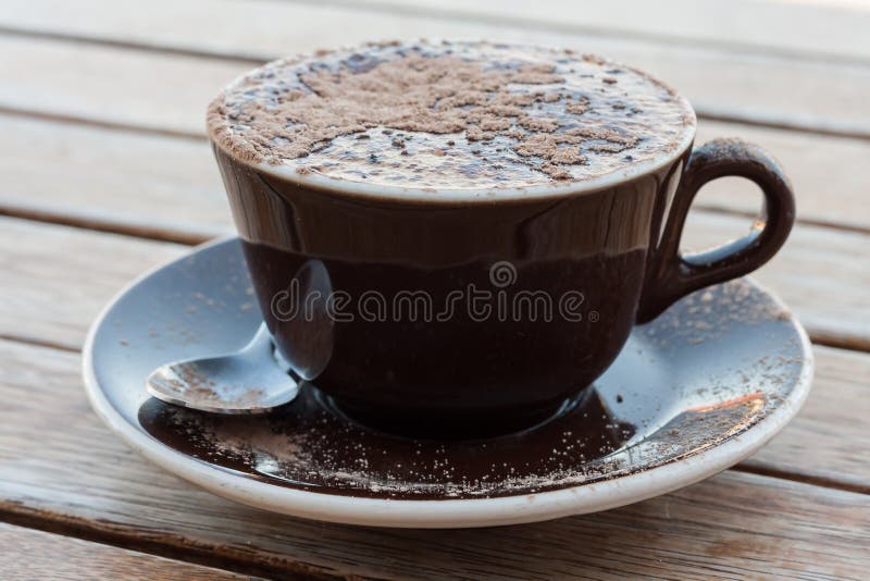 Close Up of Traditional Cappuccino Stock Image - Image of caffeine ...