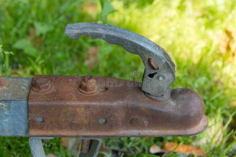 Close-up Trailer Hook for Boats or Cars Stock Image - Image of object ...