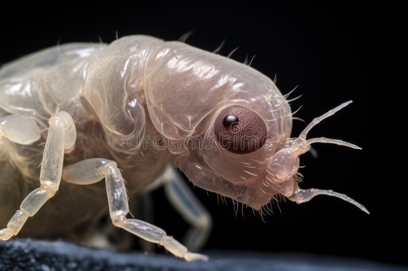 Close-up of a Translucent Insect. Concept Captures Intricate Biological ...
