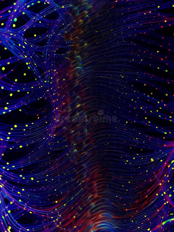 Close-up of a Translucent Organic Cell Pattern Stock Illustration ...
