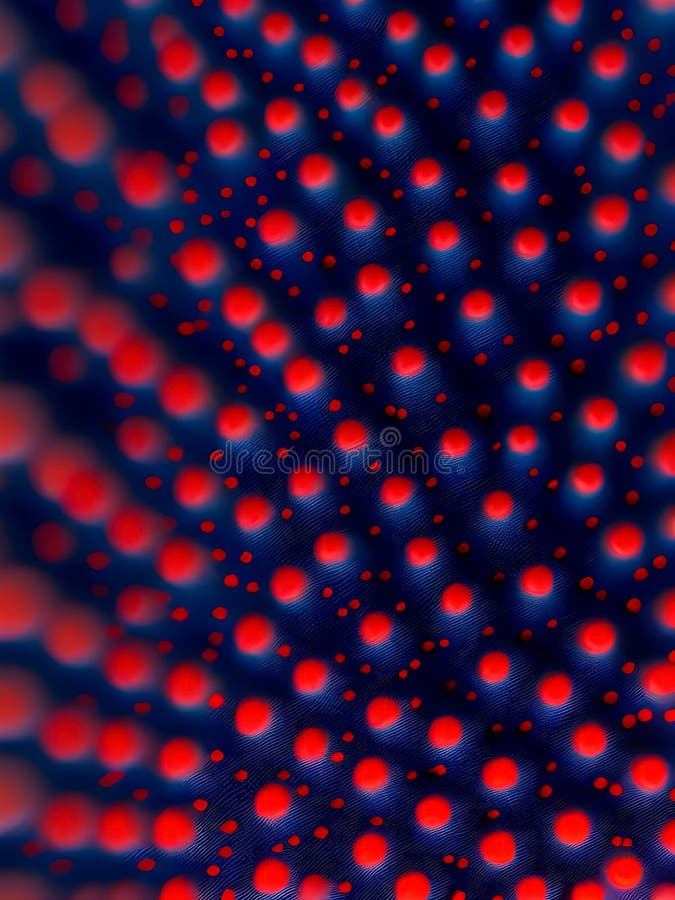 Close-up of a Translucent Organic Cell Pattern Stock Illustration ...