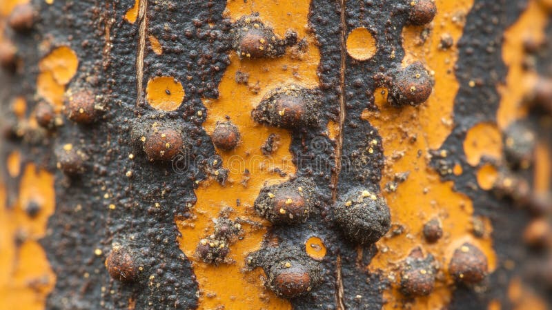 Close-up of a Tree Bark with Rough Texture and Bumps Stock Illustration ...