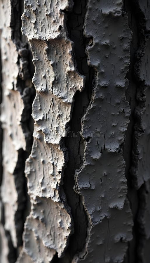 Close-Up of Tree Bark Rough Texture of Oak or Elm Trunk Showcasing ...