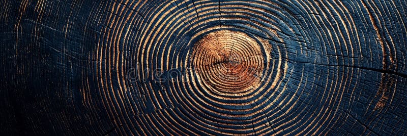 Close-Up of Tree Rings on Cut Wood Stock Image - Image of sawmill ...