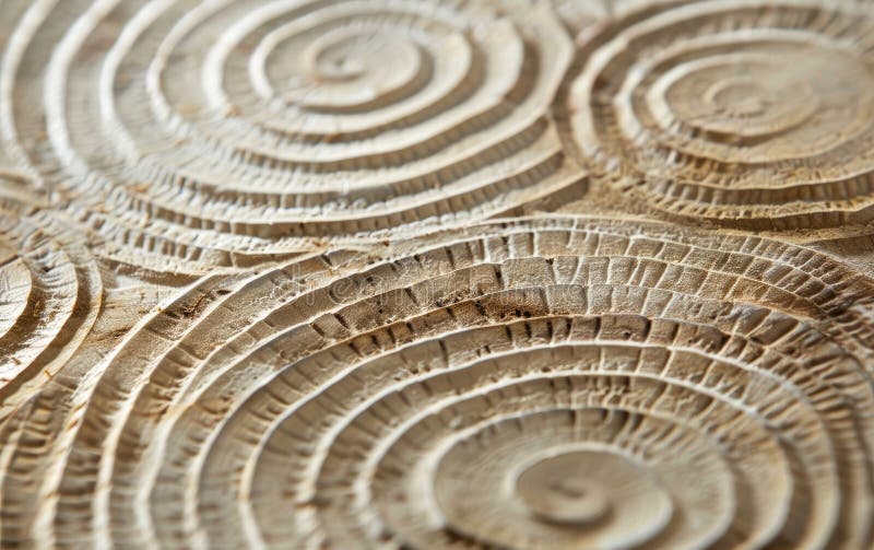 A Close Up of a Tree Stump Displaying the Trees Rings Stock Image ...