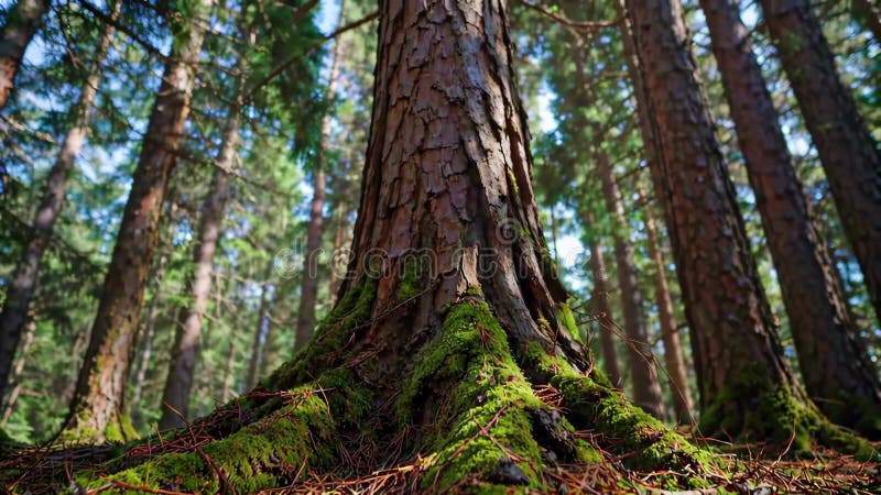 Close-up of Tree Roots in the Wild, Generative AI Stock Footage - Video ...