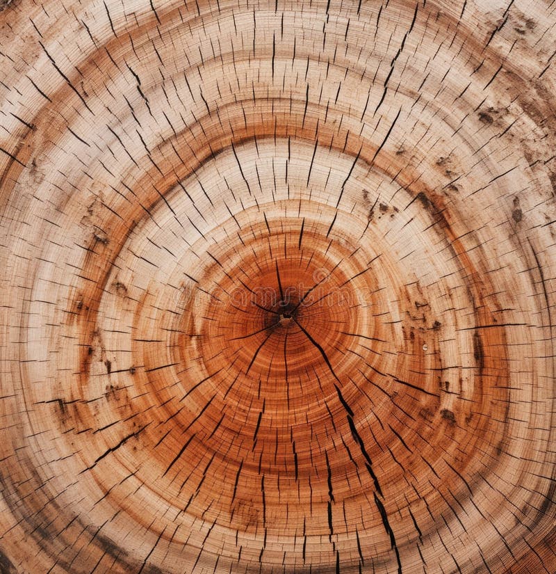 A Close Up of a Tree Trunks Core Stock Photo - Image of abstract, tree ...