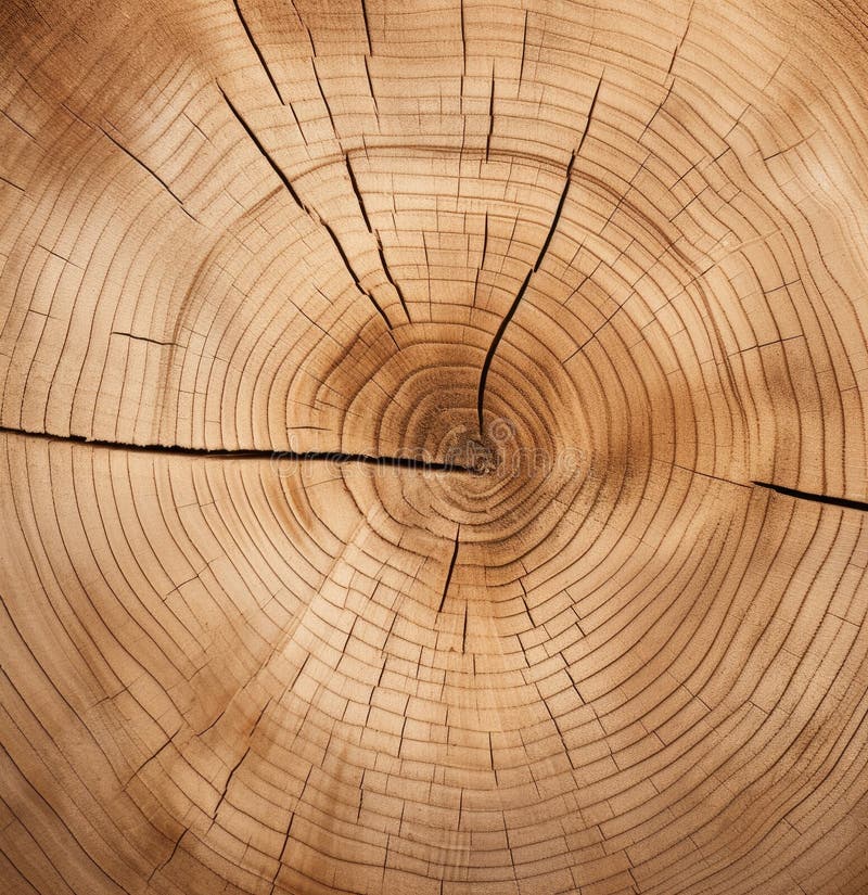 A Close Up of a Tree Trunks Core Stock Photo - Image of ring, forestry ...