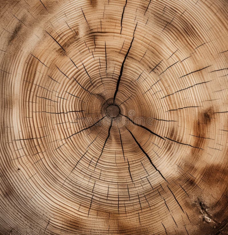 A Close Up of a Tree Trunks Core Stock Photo - Image of surface, ring ...
