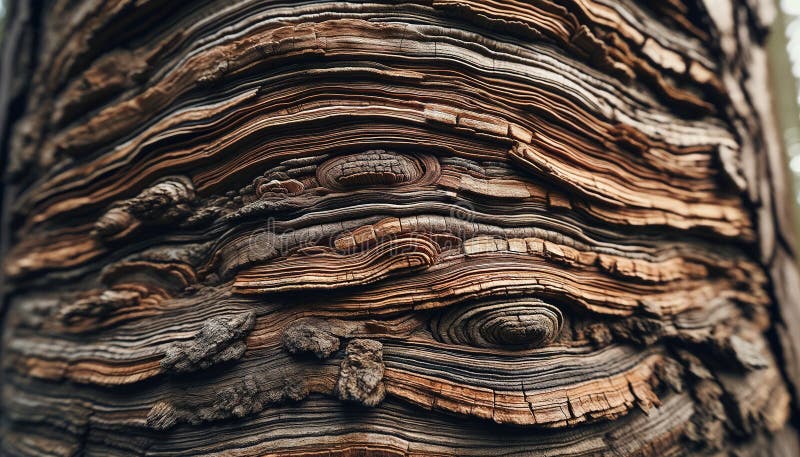 Close-up of a Trees Bark Texture, Revealing Layers of History and ...
