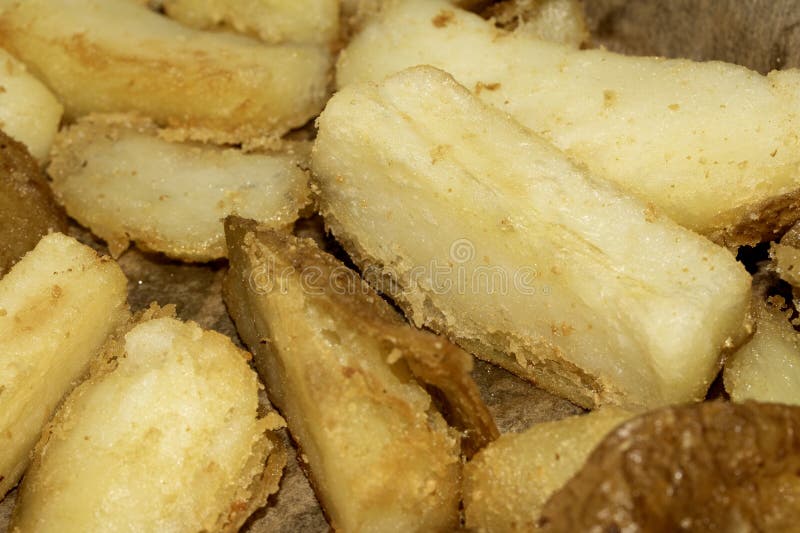 Close Up of Triple Cooked Chunky Chips Fries Stock Photo - Image of ...
