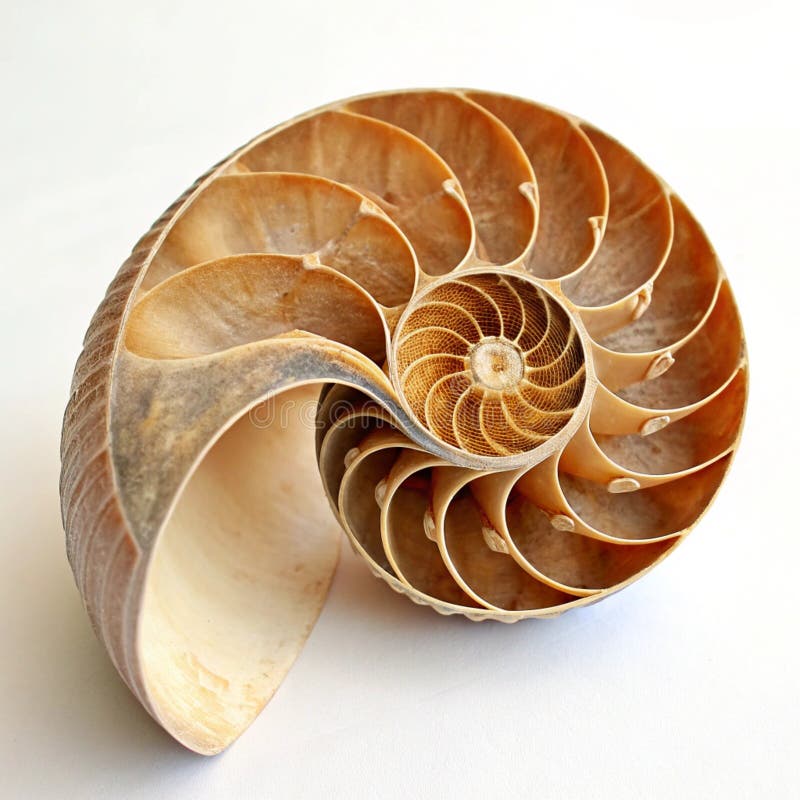 Patterns in Nature - Trochus Shell Stock Illustration - Illustration of ...