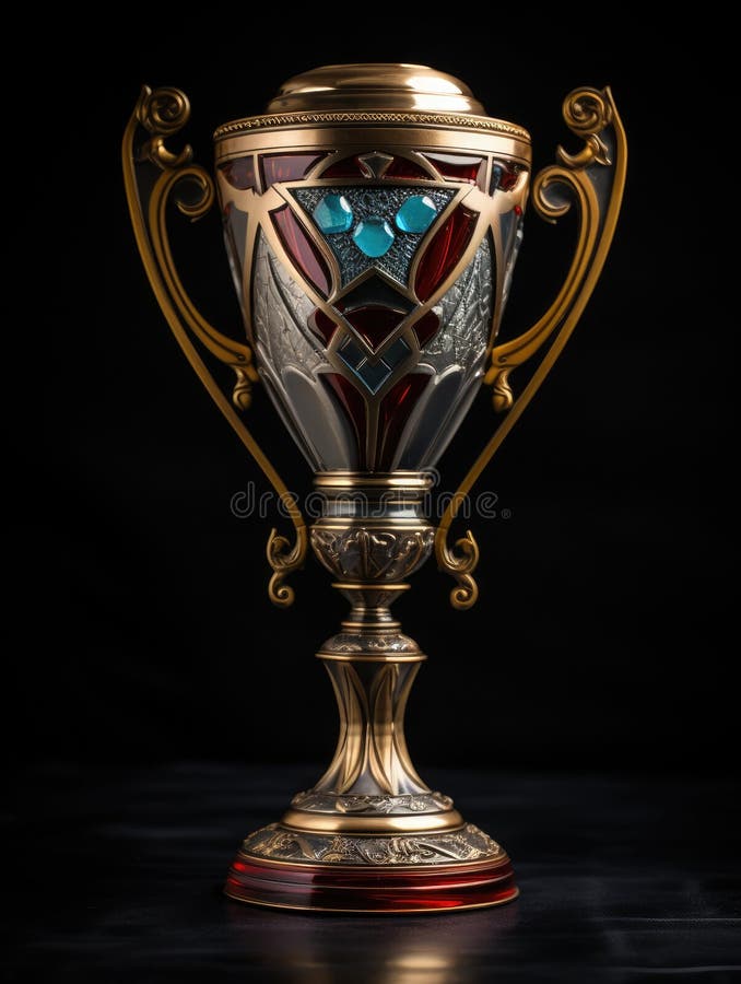 A close up of a trophy stock illustration. Illustration of still ...