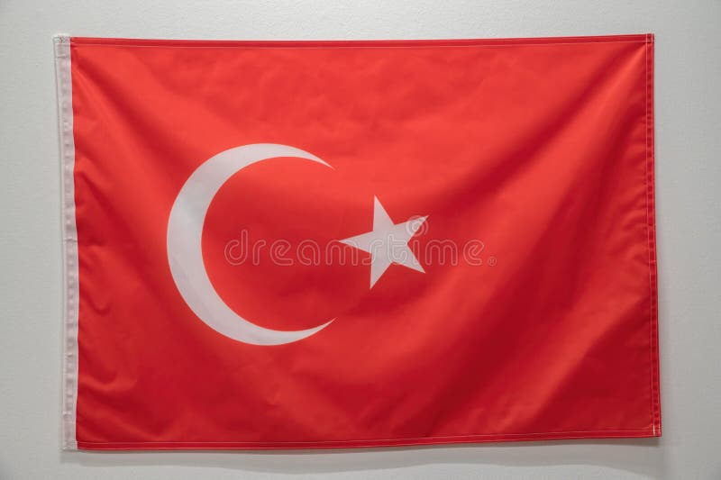 Close Up Turkish Flag at Amsterdam the Netherlands 27-12-2022 Editorial ...
