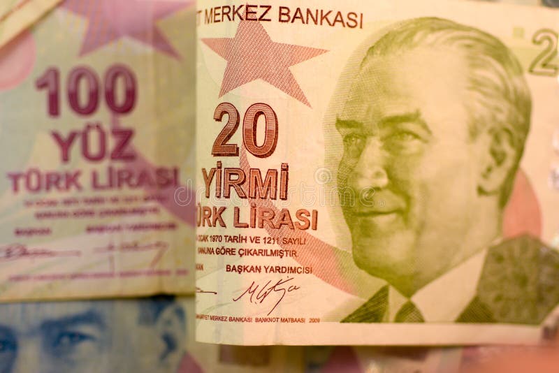 Close Up of 5, 10 , 50 and 100 Lira Stock Image - Image of money, macro ...