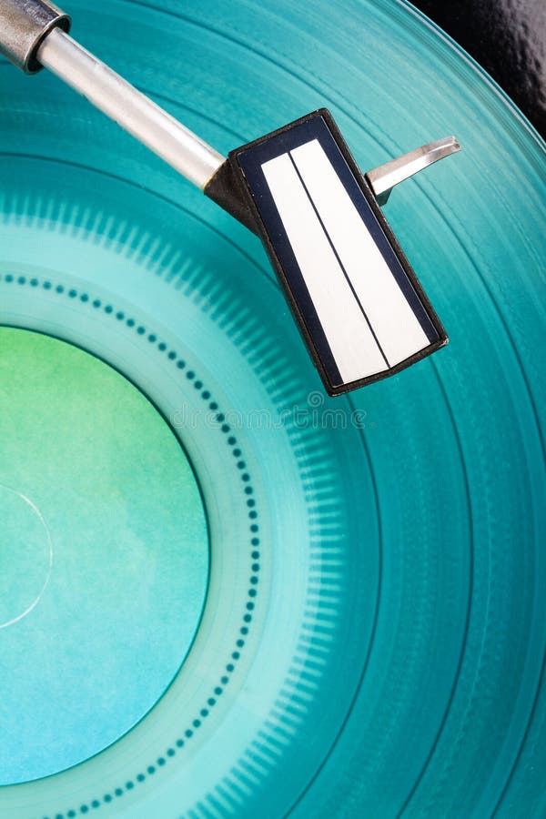 Close Up of Turntable Needle on a Vinyl Stock Photo - Image of ...