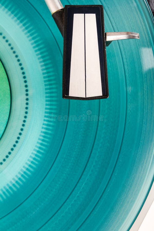 Close Up of Turntable Needle on a Vinyl Stock Image - Image of music ...