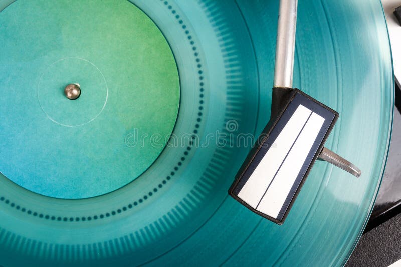 Close Up of Turntable Needle on a Vinyl Stock Photo - Image of ...