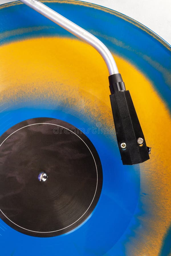 Close Up of Turntable Needle on a Vinyl Stock Photo - Image of needle ...