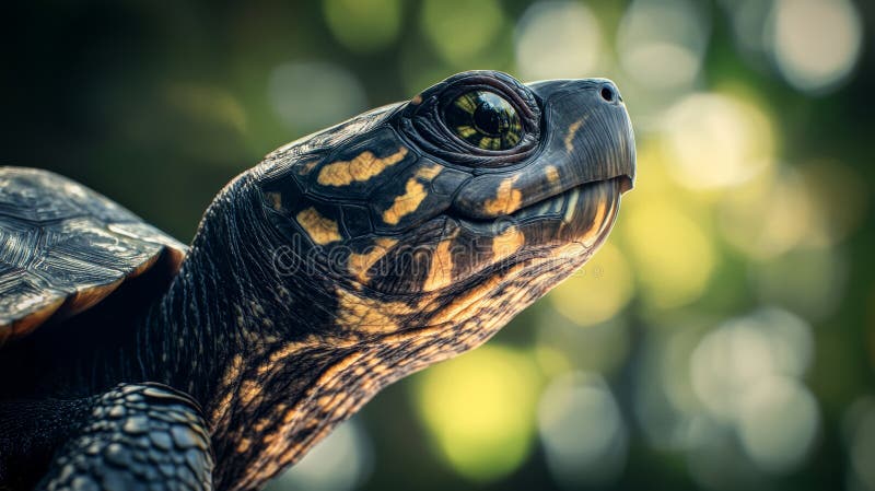 Majestic Turtle Shell Texture Detail Wildlife Reptile Stock Photos ...