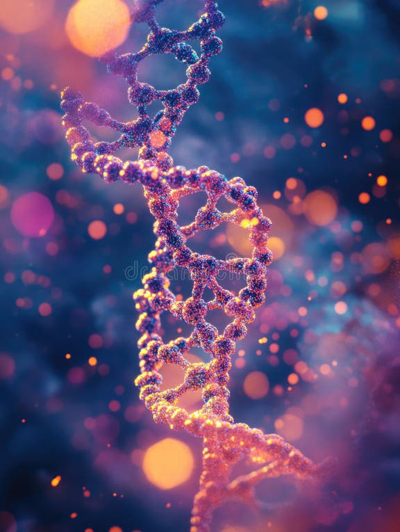Double Strand DNA stock photo. Image of stranded, helical - 373126470