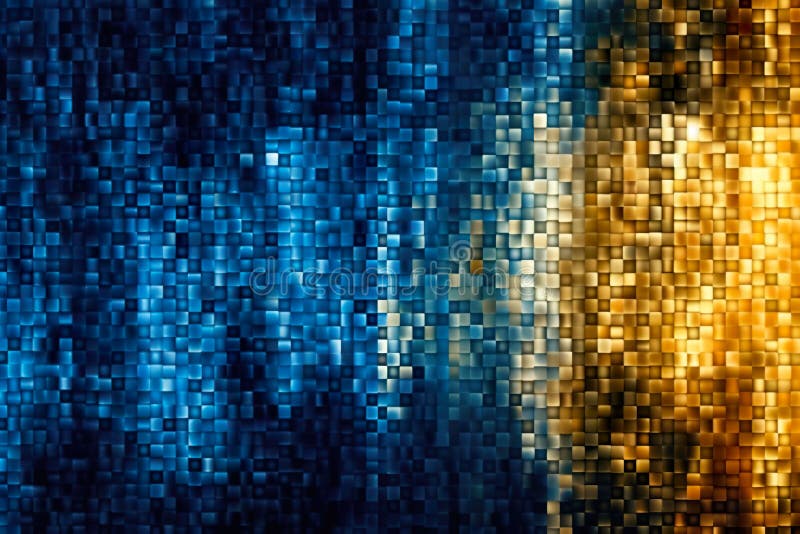 A Close Up of Two Different Colored Squares. Generative AI Image. Stock Illustration ...