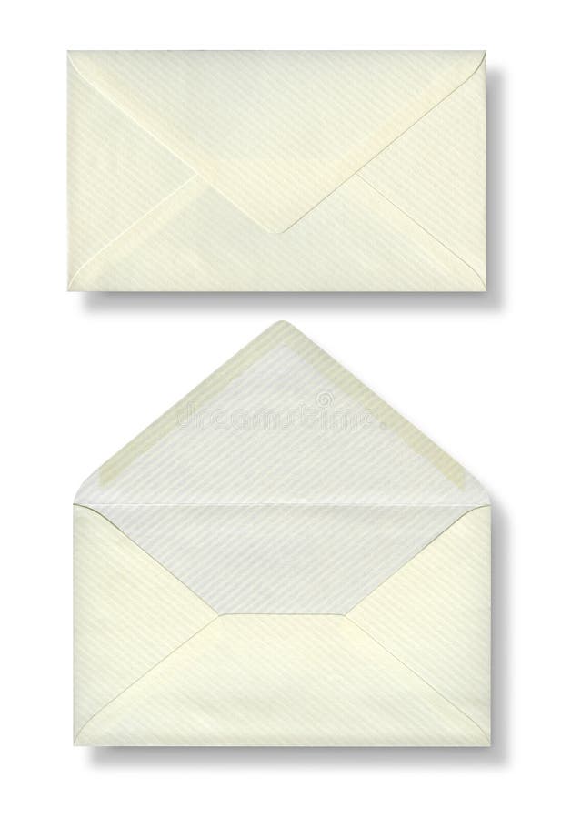 Close-up of two envelopes. stock image. Image of correspondence - 27737439