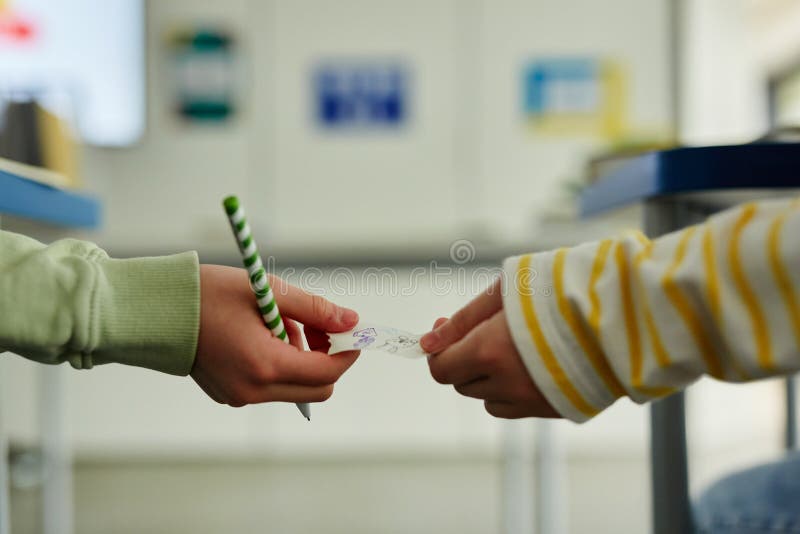 Kids Secret Notes stock photo. Image of adhd, development - 250389712