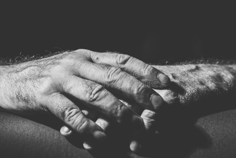 Relaxed Hands Lying on Top of Each Other Stock Photo - Image of people ...