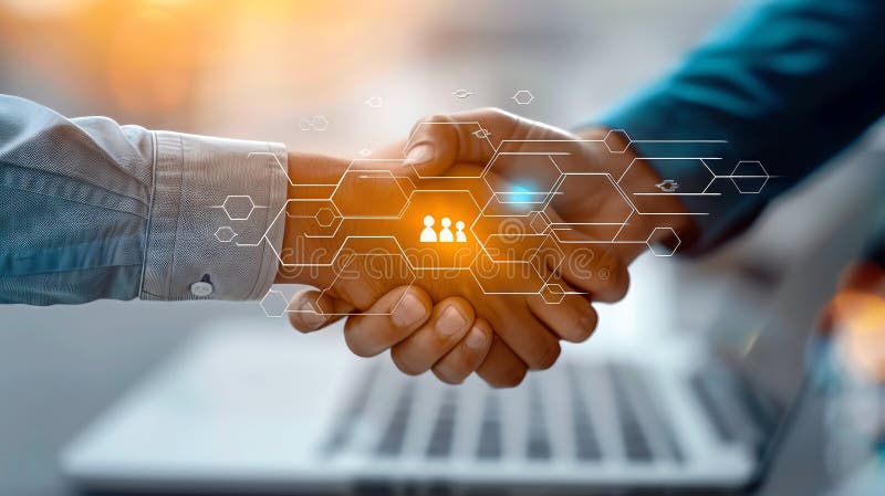 A Close-up of Two Hands Shaking, Symbolizing Partnership and ...