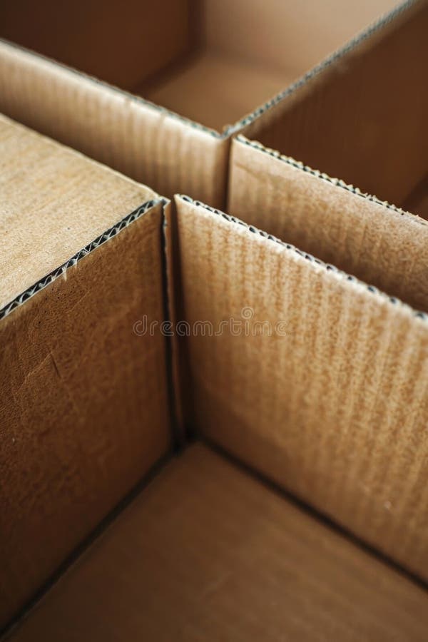 A Close Up of Two Open Boxes. Perfect for Packaging and Delivery ...