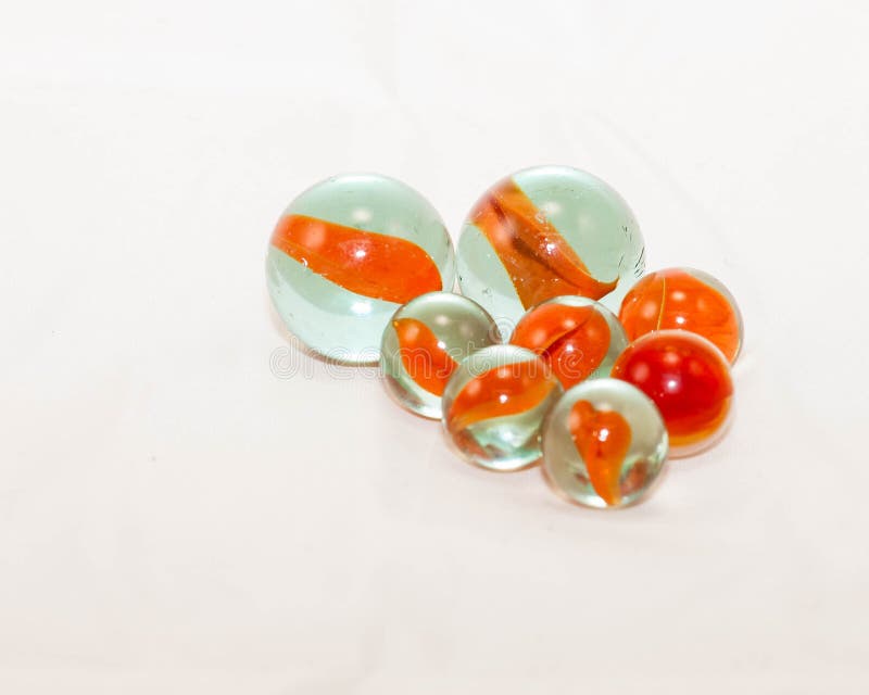 Red & Orange Marbles stock photo. Image of abstract - 18575830