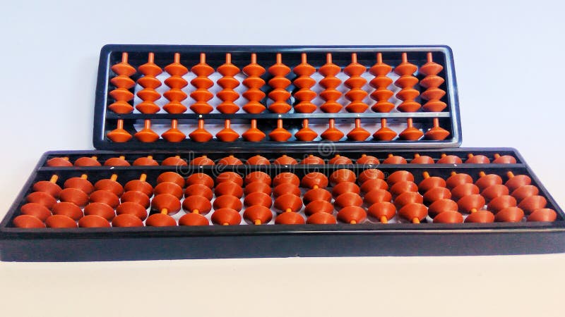 Close-Up Of Abacus stock image. Image of pointing, arithmetic - 7729773