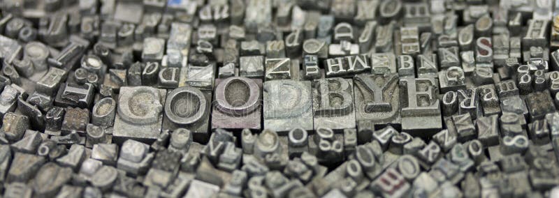 Old Typeset Letters stock photo. Image of bevel, surface - 15245774