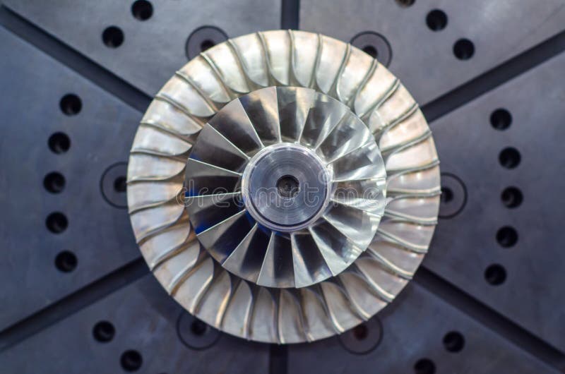 Close-up of Typical Centrifugal Impeller Stock Photo - Image of ...