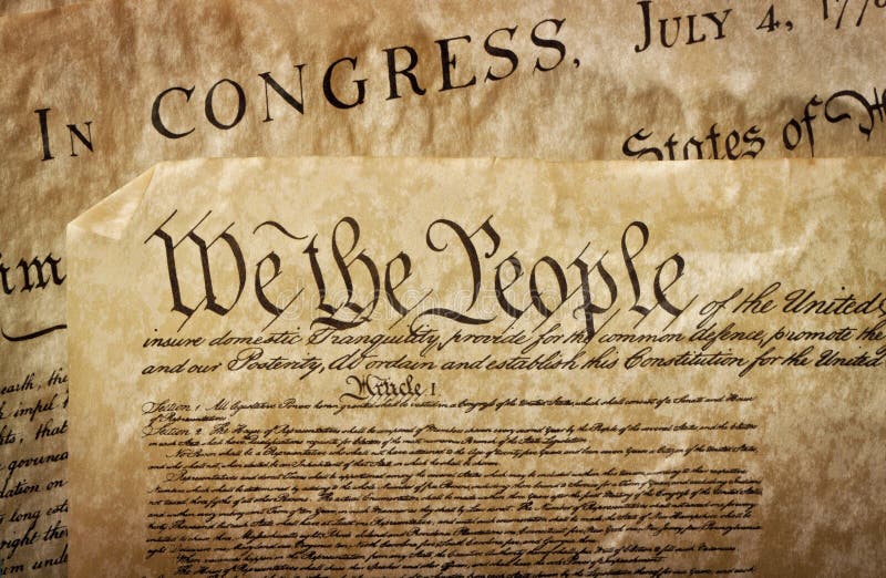 USA Constitution Parchment stock image. Image of document - 17269393