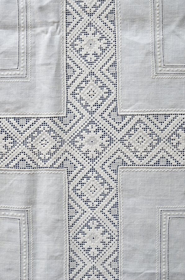 Whitework embroidery stock photo. Image of material, crossstitch - 27339054