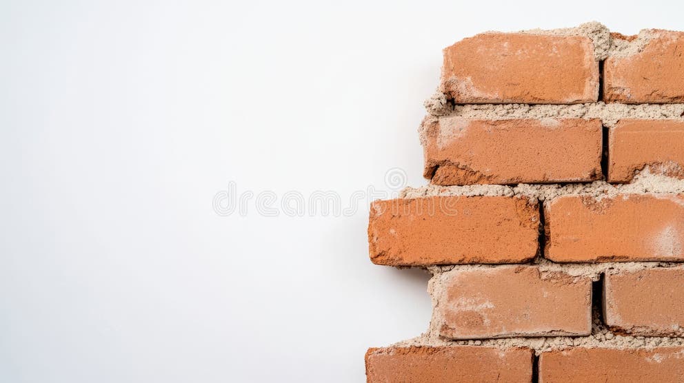 Unfinished Brick Wall Texture Revealing Rough Surface Details ...