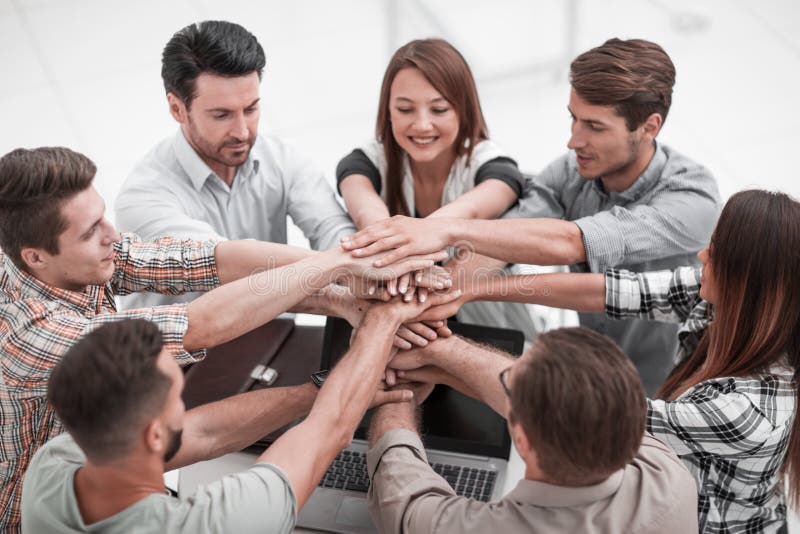 Unified Business Team.the Concept of Teamwork Stock Photo - Image of ...