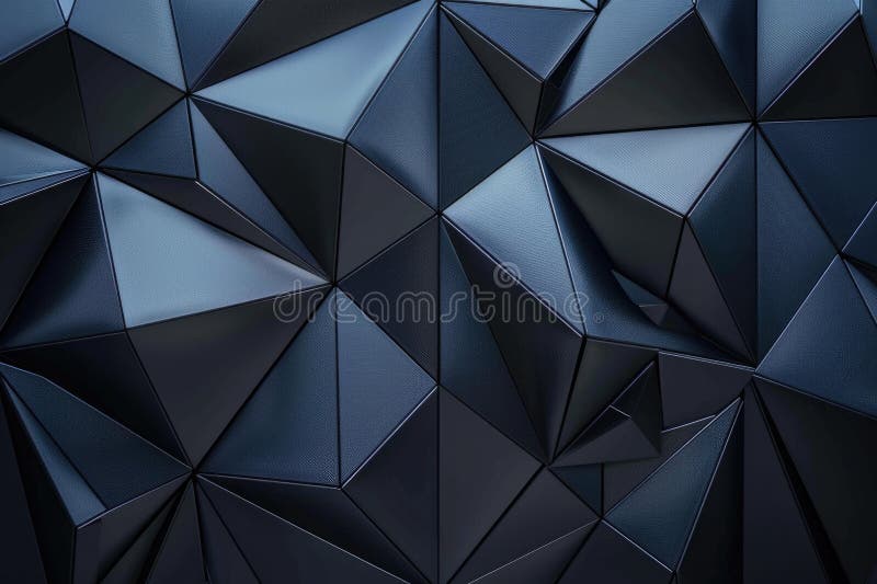 Close-up of a Unique Wall Design Using Triangular Elements Stock Image ...